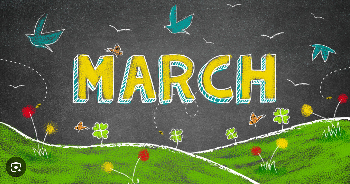 March ~ Mark Your Calendar - Arena Elementary School