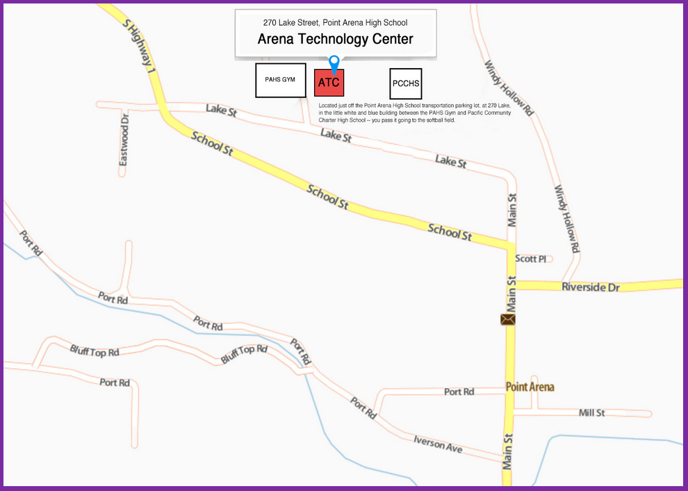 Find Us by the PAHS Gym - Arena Technology Center